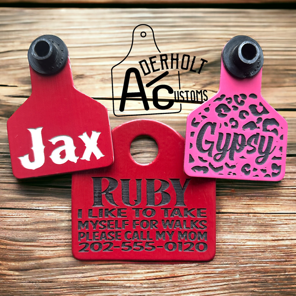 Custom Engraved Ritchey Goat/Small Livestock Tags – Aderholt Customs ...