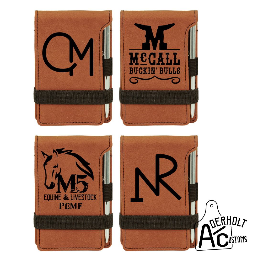 Branded Note Pad/Pen – Aderholt Customs - Custom Ear Tags & More