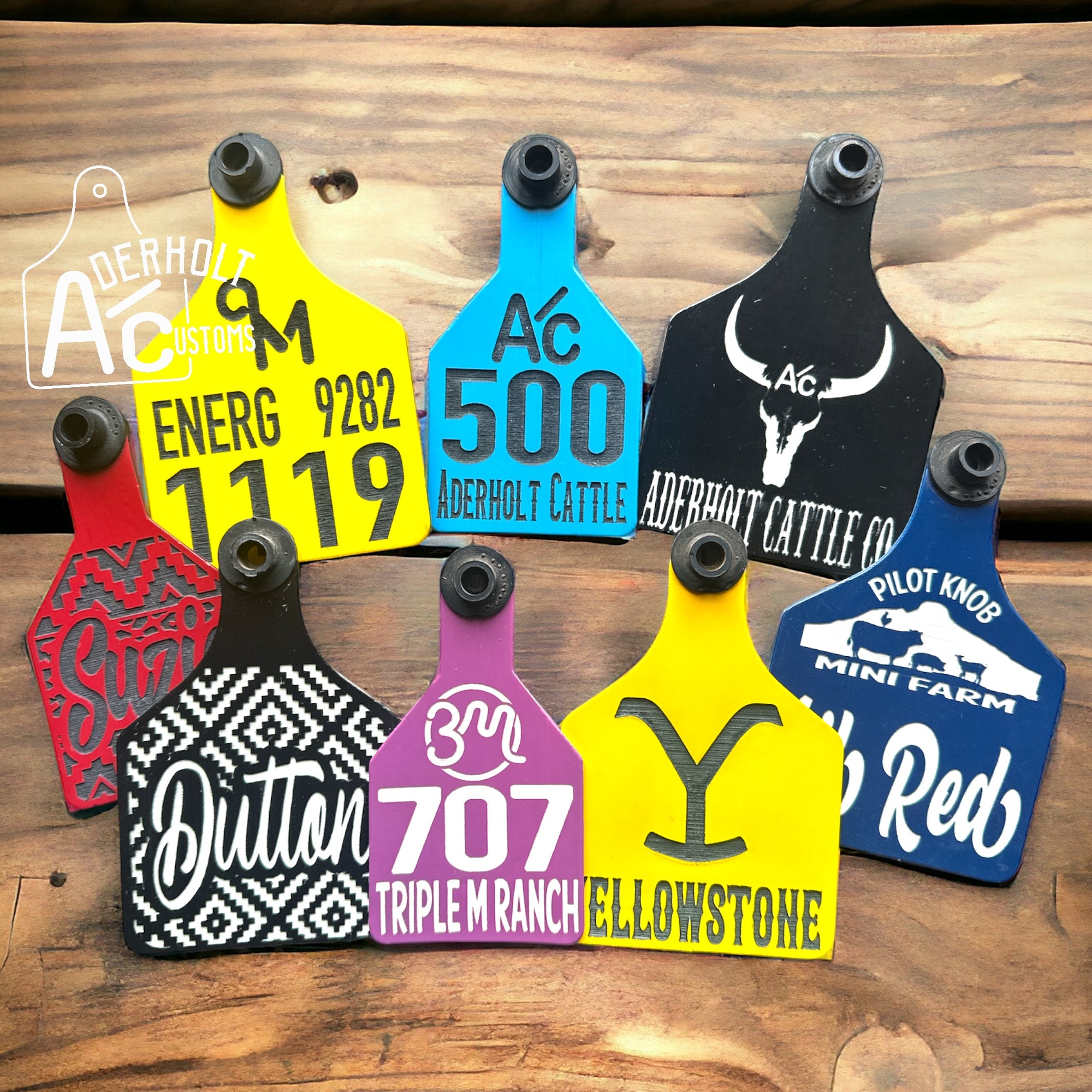 Custom Engraved Ritchey Ear Tag – Aderholt Customs - Custom Ear Tags & More