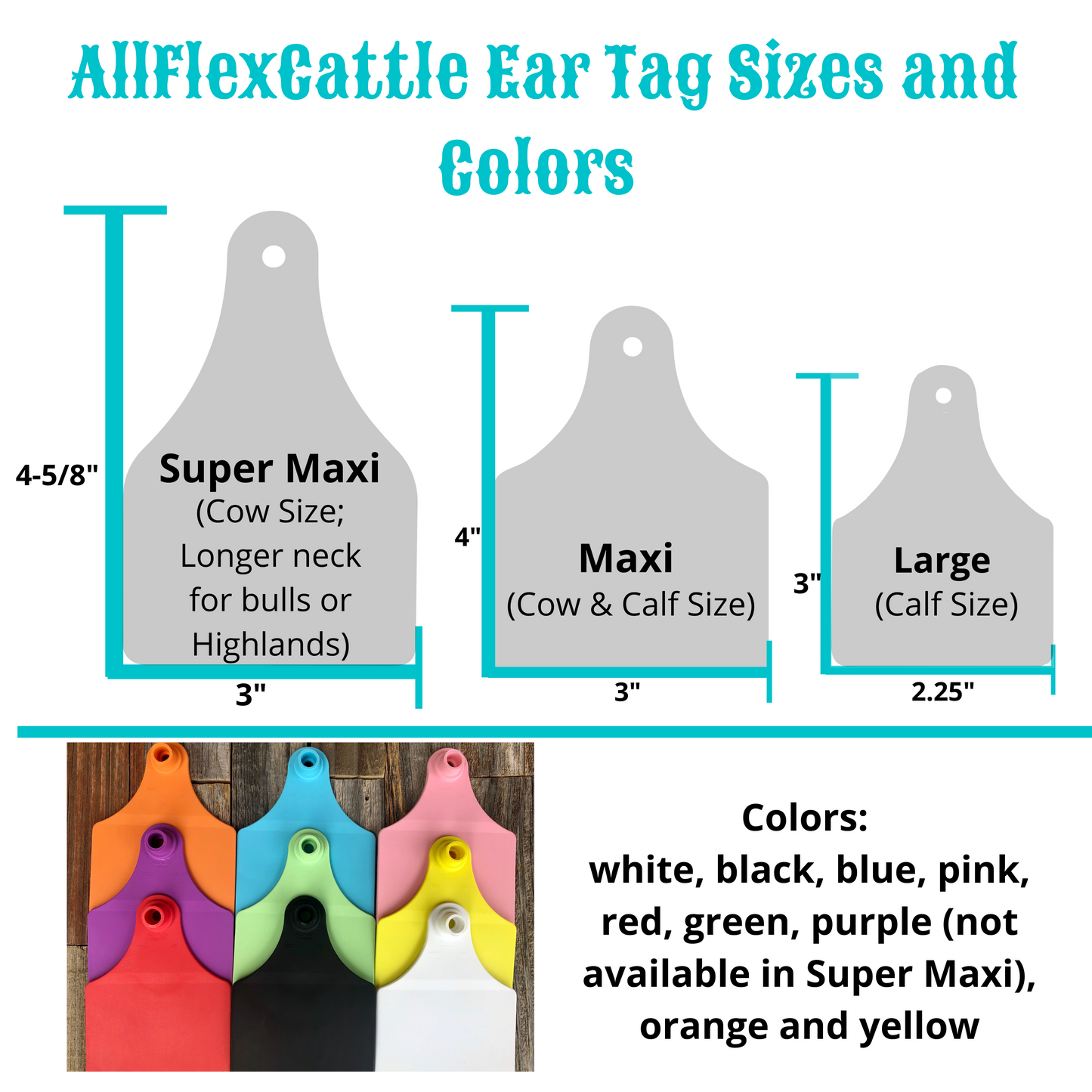 AllFlex Ranch Tags - Laser Imprinted – Aderholt Customs - Custom Ear ...