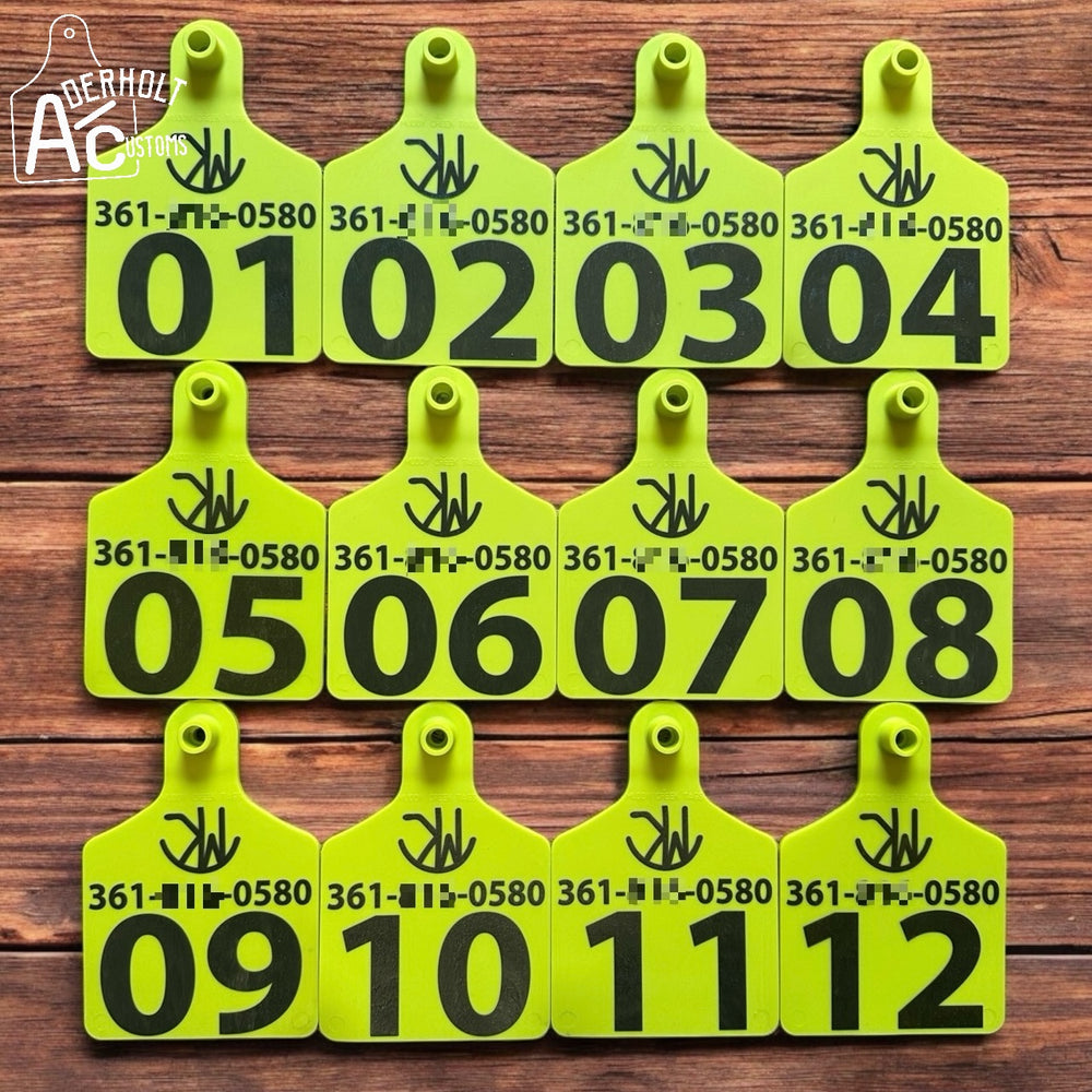 MCT Laser Engraved Cattle Ear Tags – Aderholt Customs - Custom Ear Tags ...